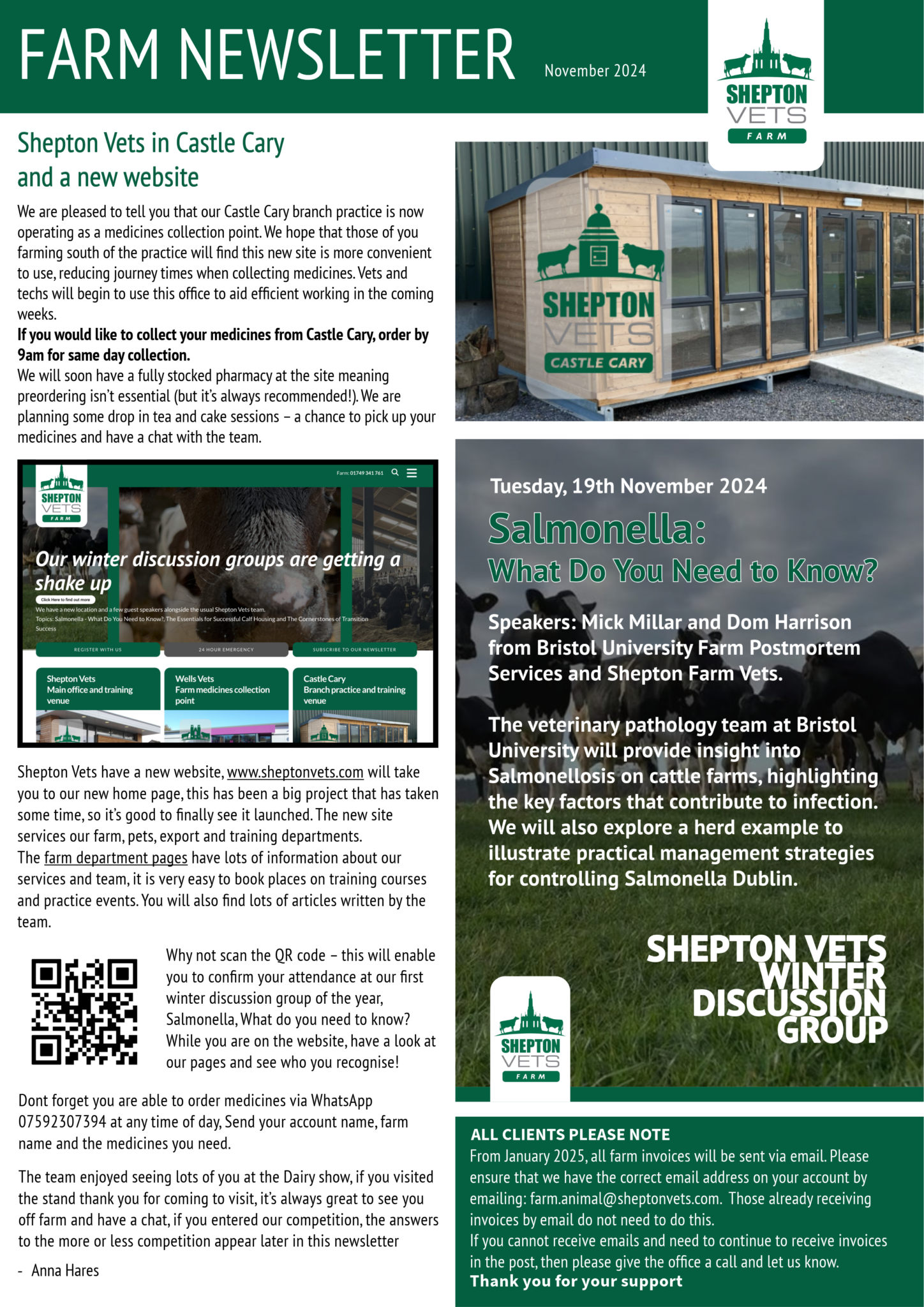 Farm Insights: Nov 2024 Newsletter : sheptonvets